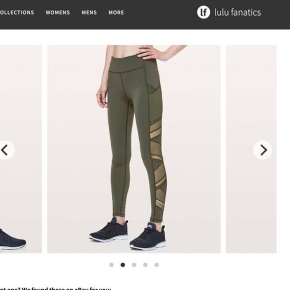 lululemon athletica | Pants & Jumpsuits | Green Lululemon Leggings With ...